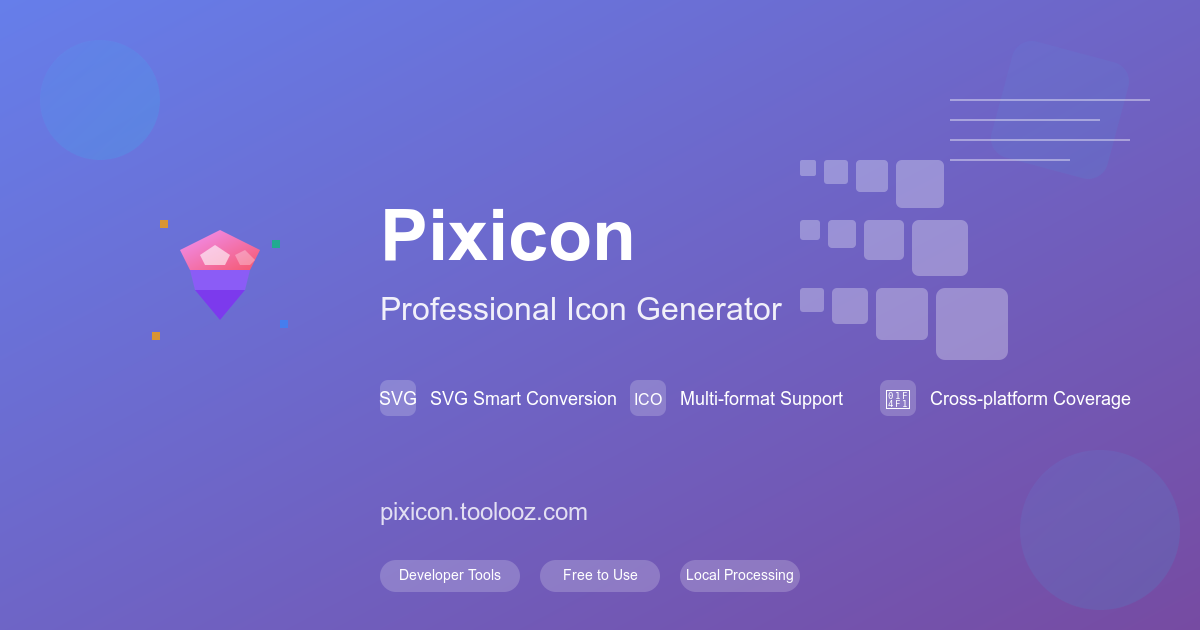 Pixicon - Professional Icon Generator